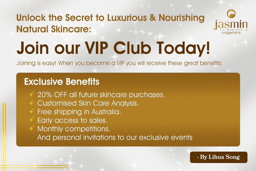 Join Jasmin Organics' VIP Club for Luxurious Natural Skincare